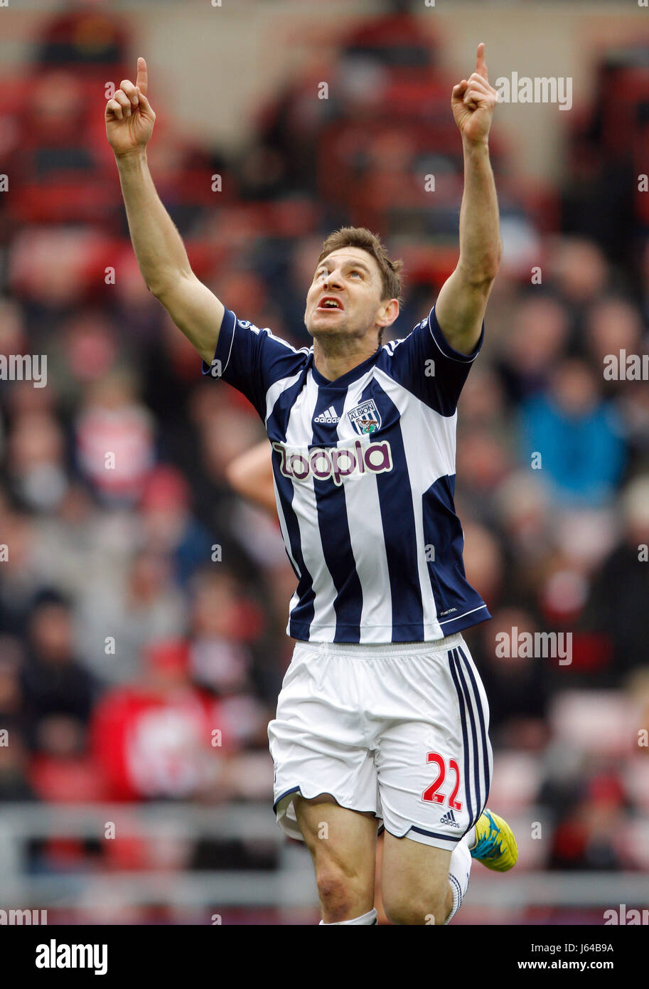 ZOLTAN GERA WEST BROMWICH ALBION FC STADIUM OF LIGHT SUNDERLAND ENGLAND 24 November 2012 Stock ...