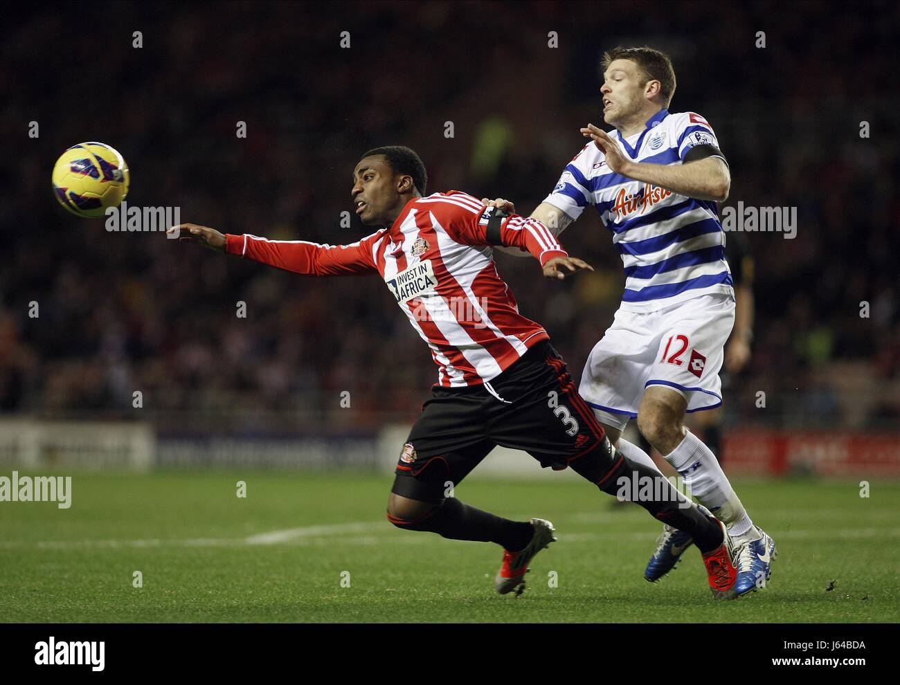 DANNY ROSE & JAMIE MACKIE SUNDERLAND V QPR STADIUM OF LIGHT SUNDERLAND ...