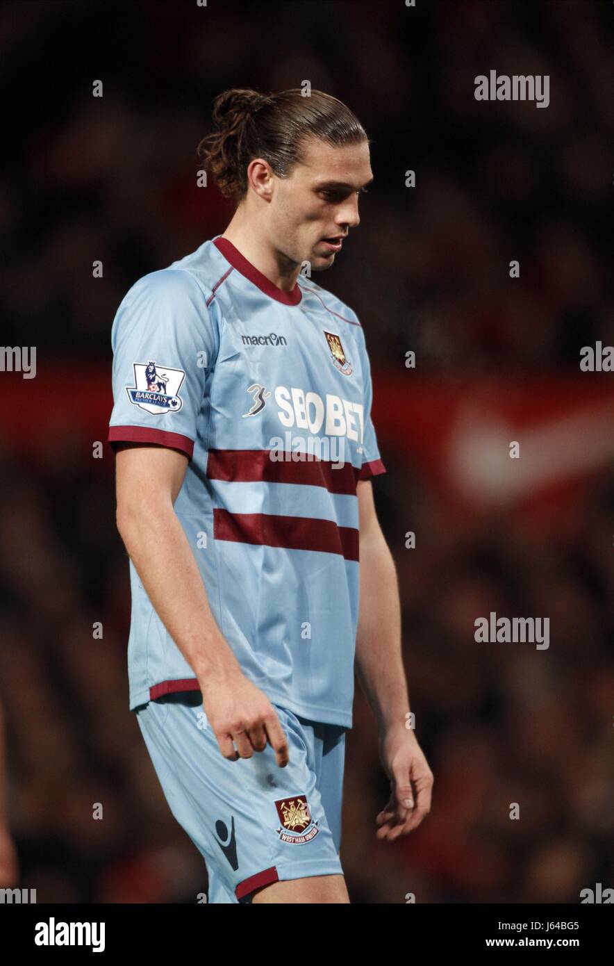 A FRUSTRATED ANDY CARROLL MANCHESTER UNITED V WEST HAM U OLD TRAFFORD ...