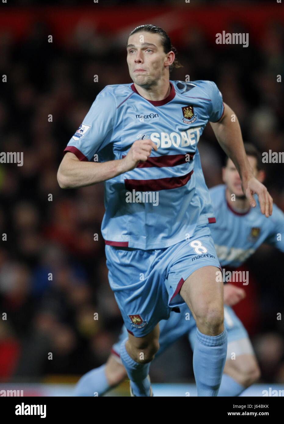 ANDY CARROLL WEST HAM UNITED FC OLD TRAFFORD MANCHESTER ENGLAND 28 ...