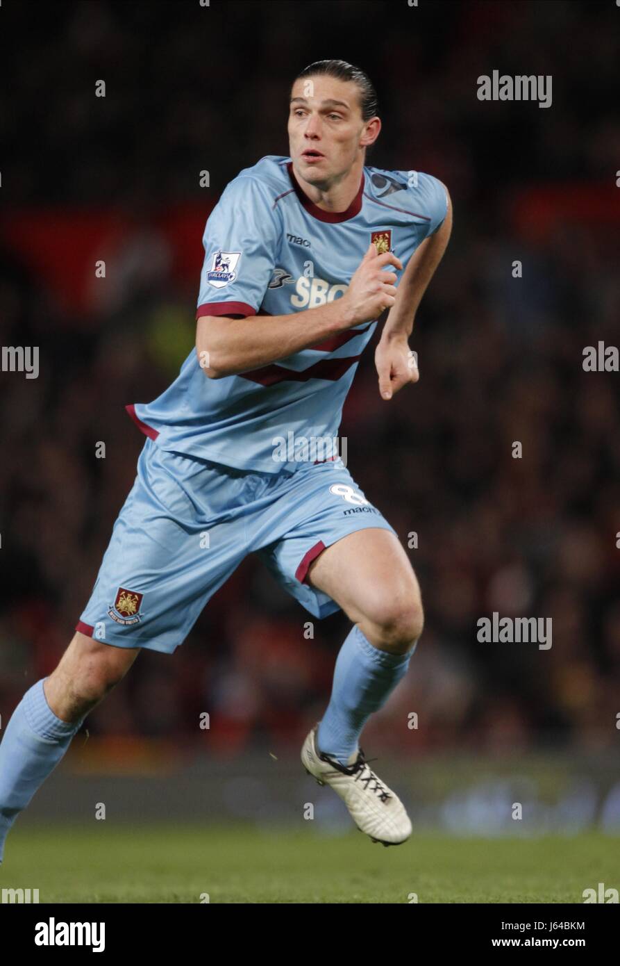 ANDY CARROLL WEST HAM UNITED FC OLD TRAFFORD MANCHESTER ENGLAND 28 ...