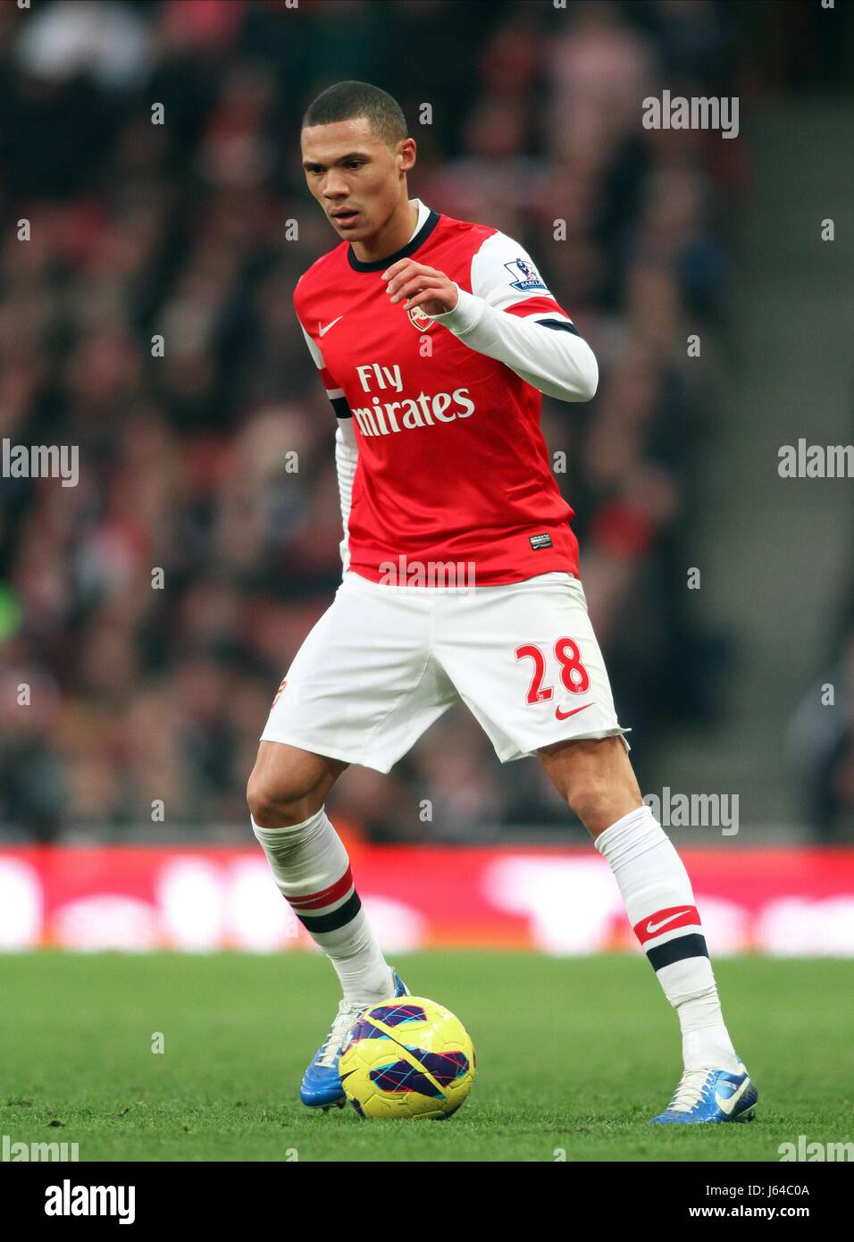 KIERAN GIBBS ARSENAL FC LONDON ENGLAND UK 08 December 2012 Stock Photo ...