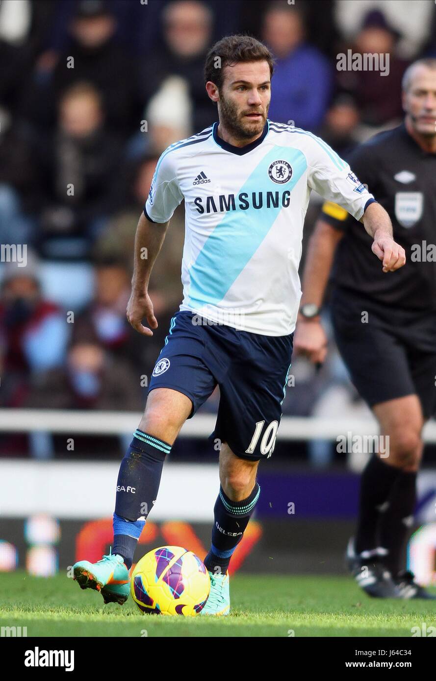 JUAN MATA CHELSEA FC LONDON ENGLAND UK 01 December 2012 Stock Photo - Alamy