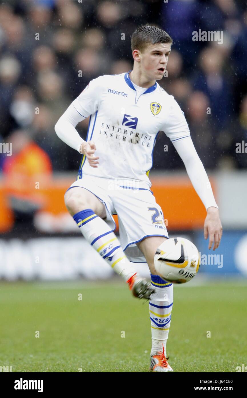 SAMUEL BYRAM LEEDS UNITED FC KC STADIUM HULL ENGLAND 29 December 2012 ...
