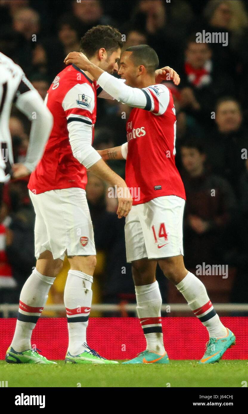 OLIVER GIROUD CELEBRATES HIS 1 ARSENAL V NEWCASTLE UNITED LONDON ...