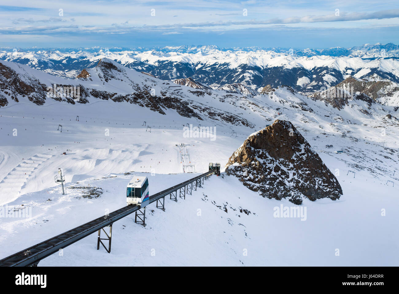 Glacier funicular hi-res stock photography and images - Alamy