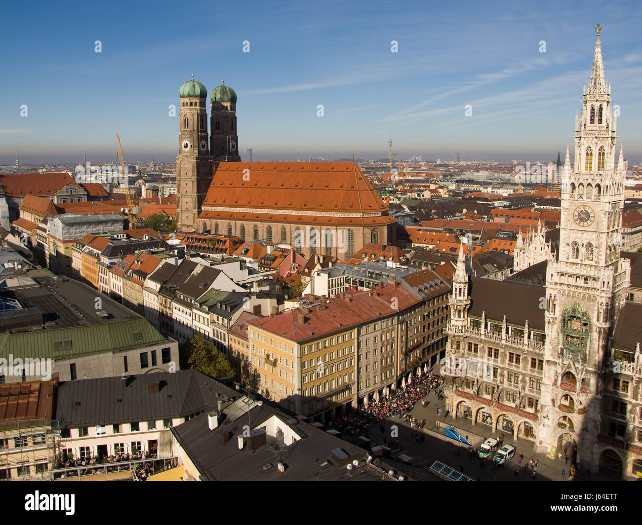 Munich neues rathaus rooftop hi-res stock photography and images - Alamy