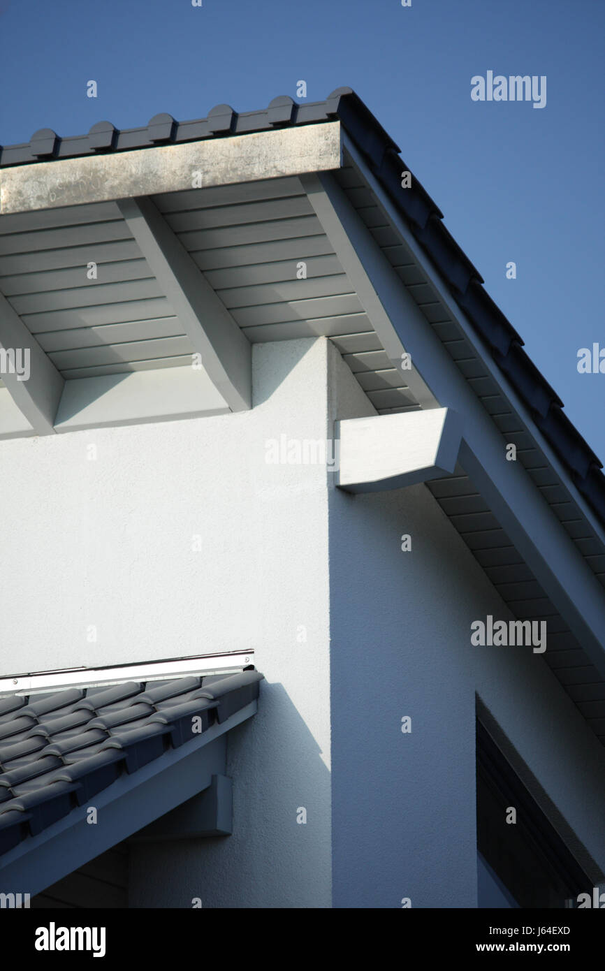 house building detail beam chevron real estate rooftop blue house ...