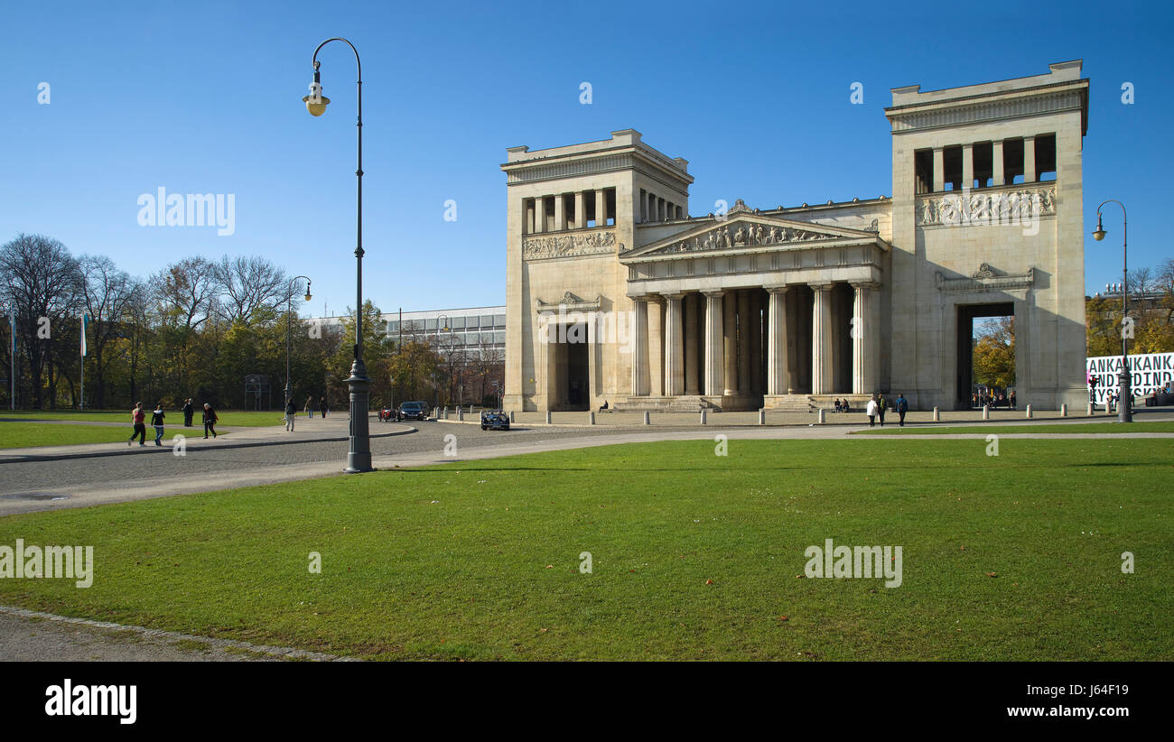 the munich propylaea Stock Photo - Alamy