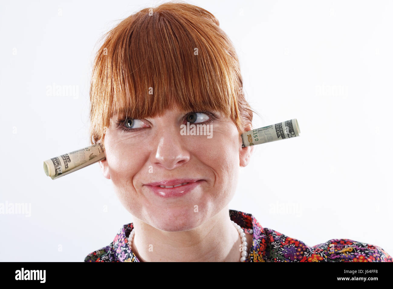 Woman money humour hi-res stock photography and images - Alamy