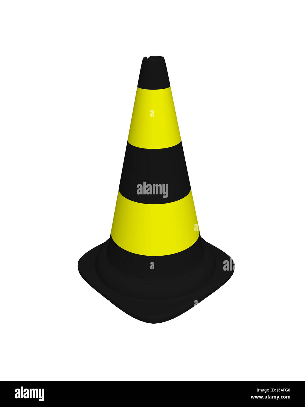 black swarthy jetblack deep black caution cone signpost warning ...