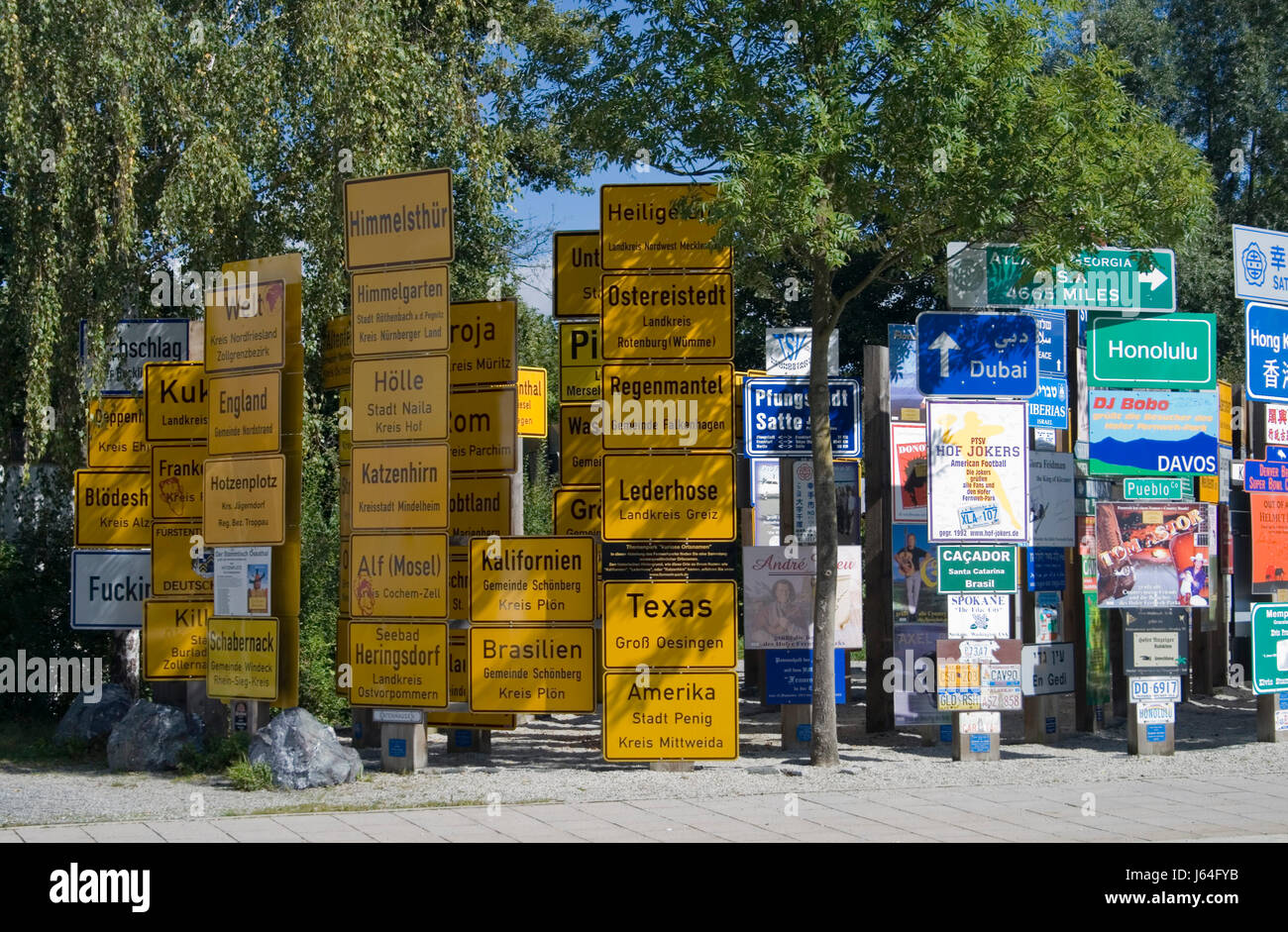 yard places signposts funny courtyard queer curious strange yard places ...