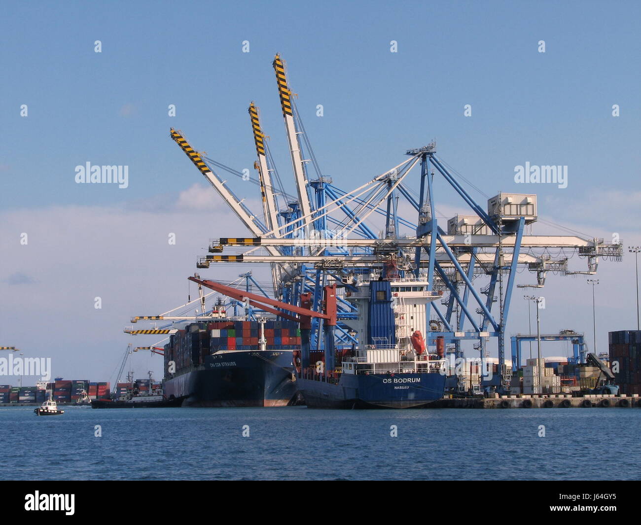 harbor transport harbours terminal crane bridge transport safe-keeping ...