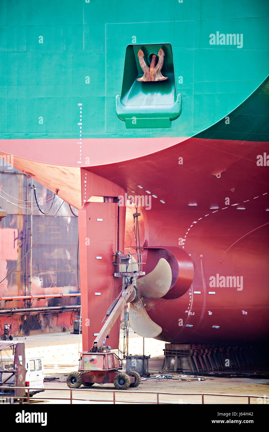 industry industrial propeller dock repair ship maintenance sailing boat ...