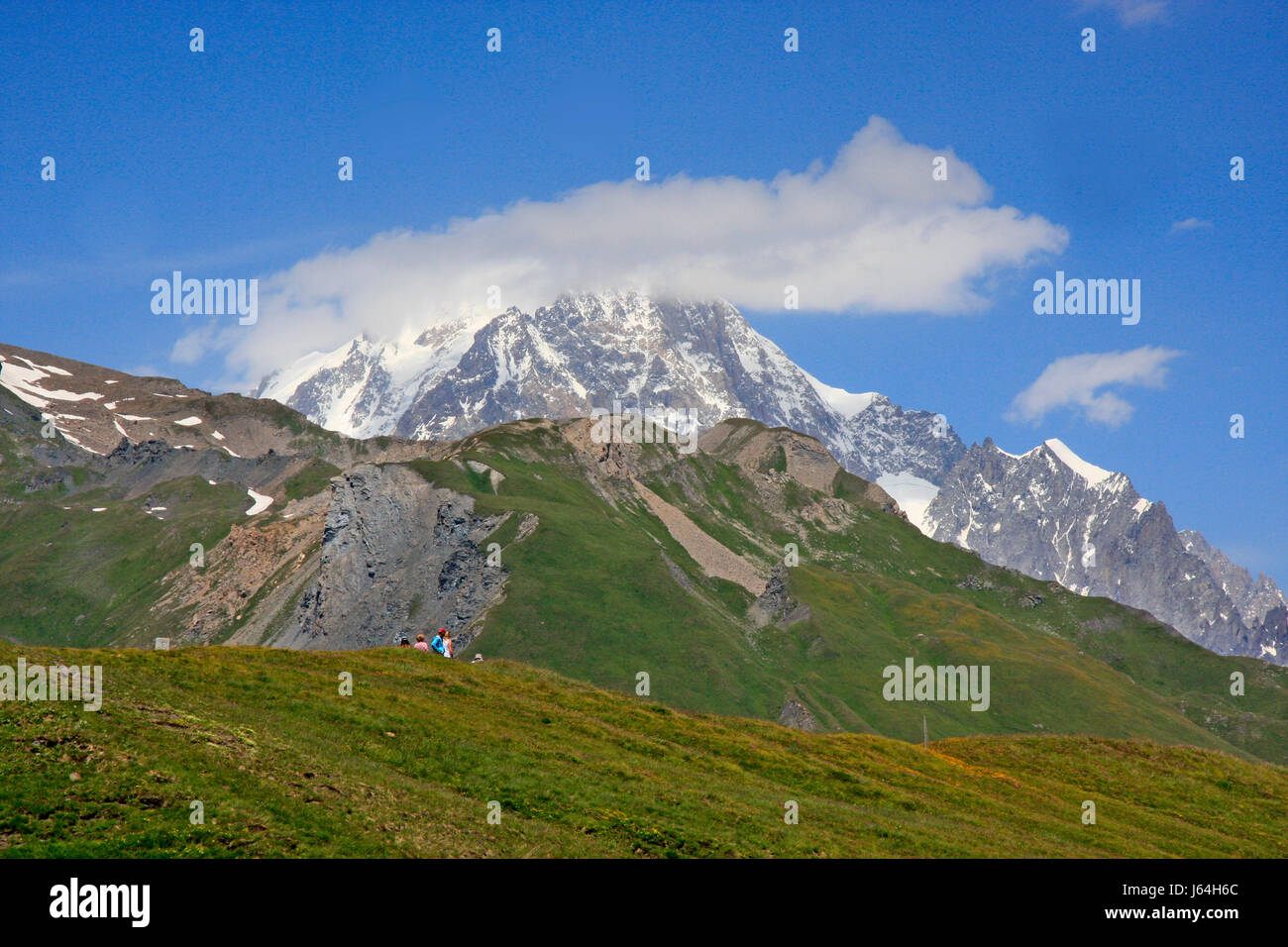 summit rambler climax peak firmament sky snow mountain clouds walker ...
