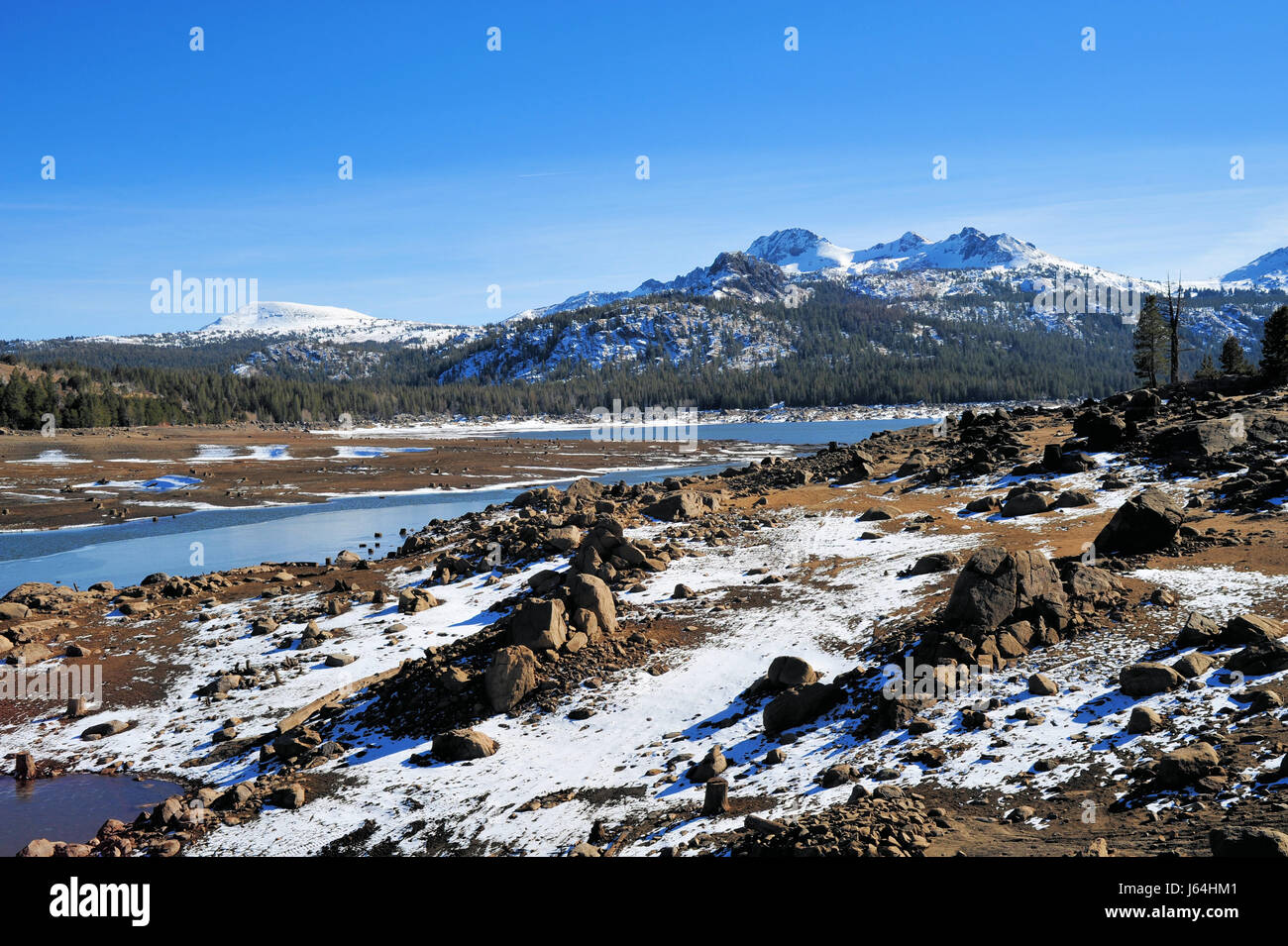 mountains fresh water lake inland water water white forest nature rock ...