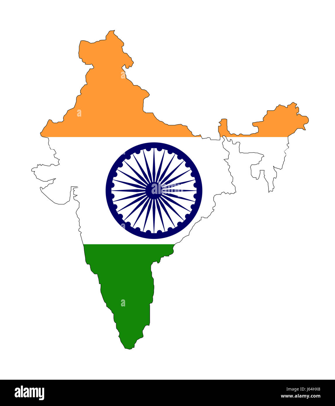 asia india flag map atlas map of the world asia india flag geography ...