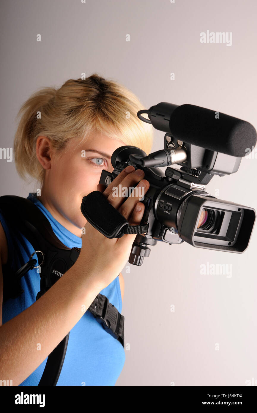 Movie recording hi-res stock photography and images - Alamy