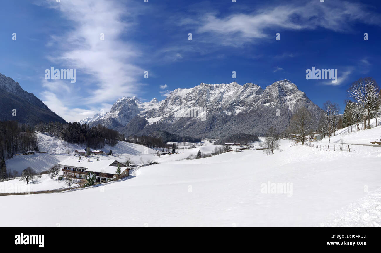 winter alps sight view outlook perspective vista panorama lookout ...