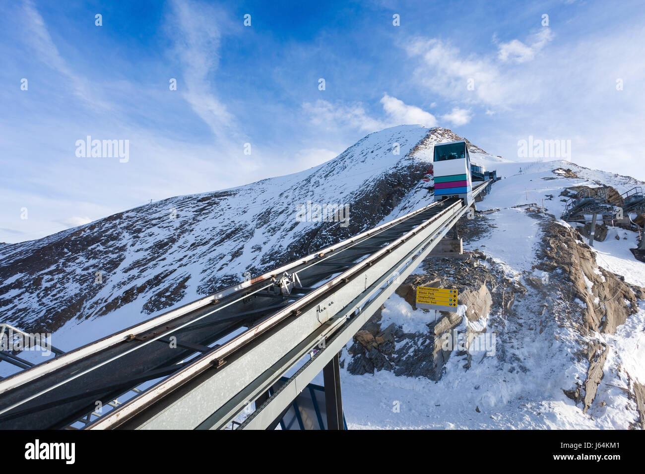 Glacier funicular hi-res stock photography and images - Alamy