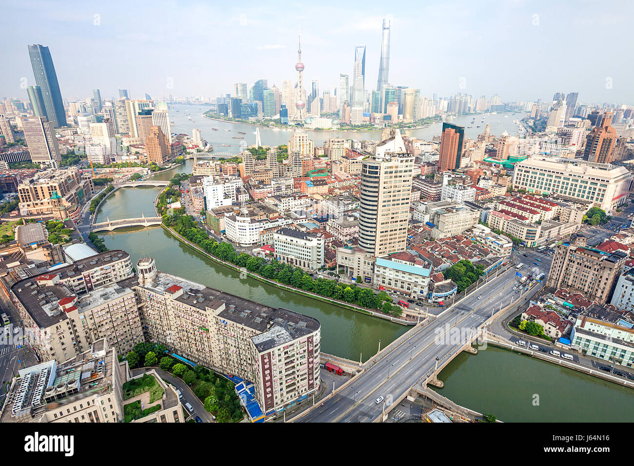 Urban architecture in Shanghai Stock Photo - Alamy
