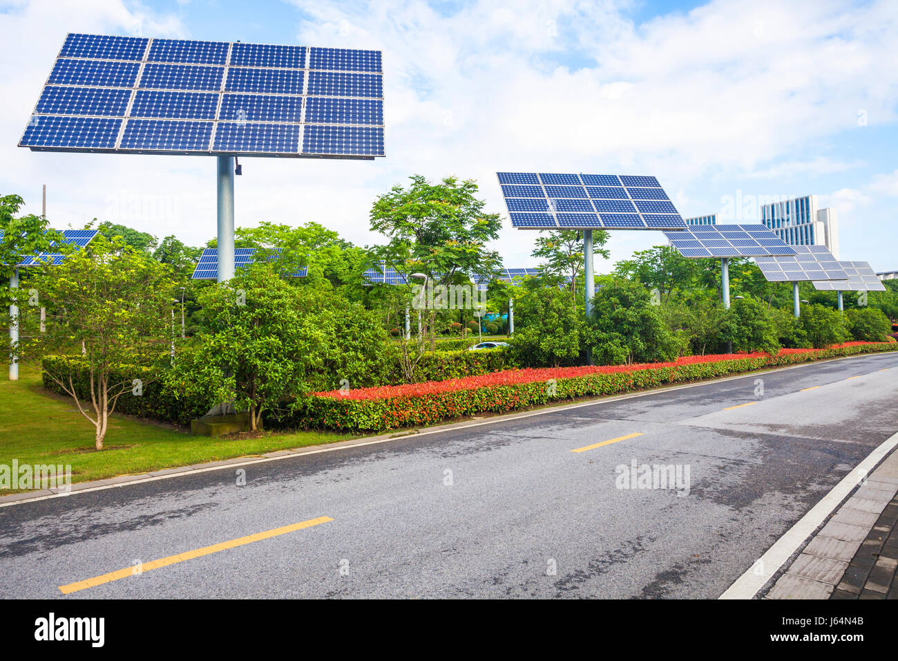 Solar panel of Wuxi City in China Stock Photo - Alamy