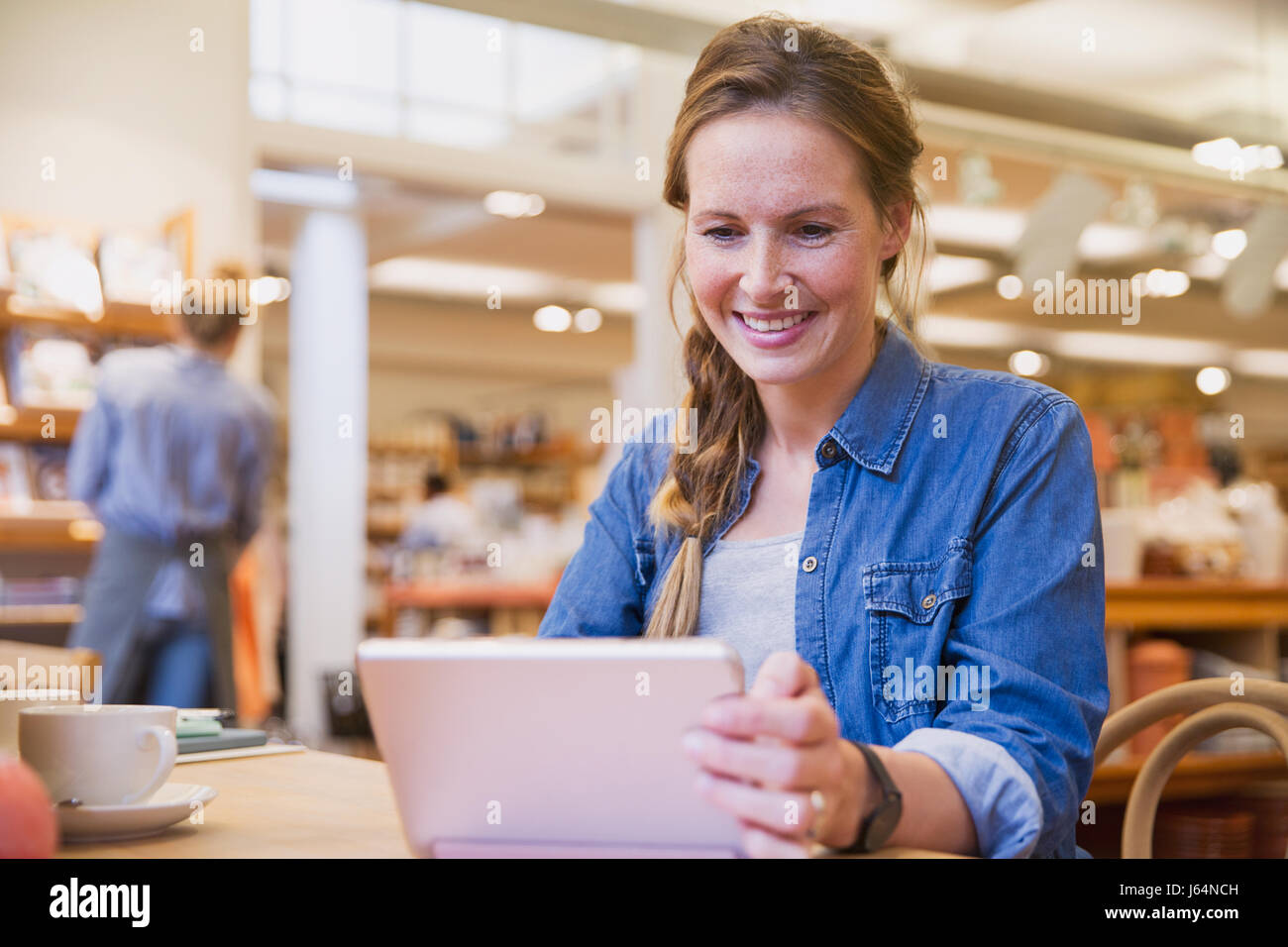 Digital smiling hi-res stock photography and images - Alamy