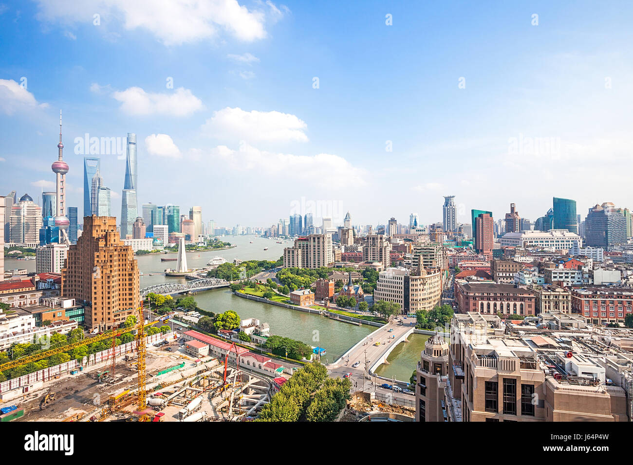 Urban architecture in Shanghai Stock Photo - Alamy