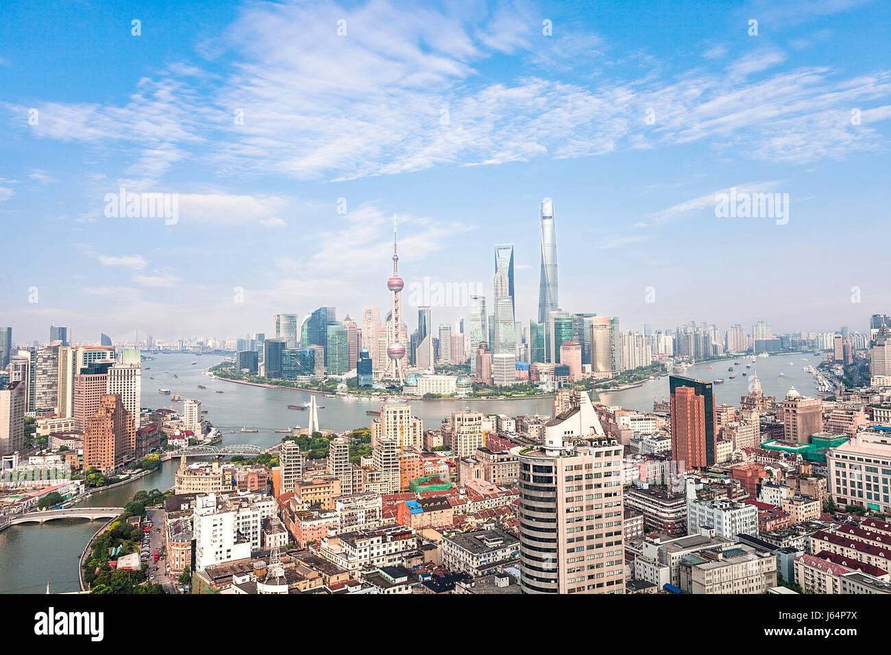 Urban architecture in Shanghai Stock Photo - Alamy