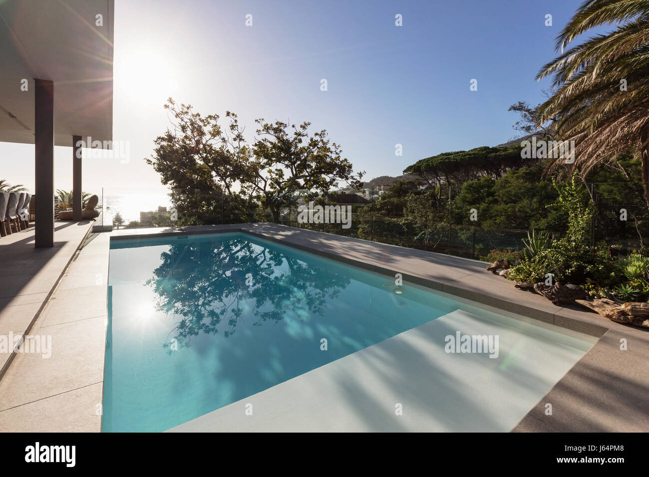 Pool surrounded by trees hi-res stock photography and images - Alamy