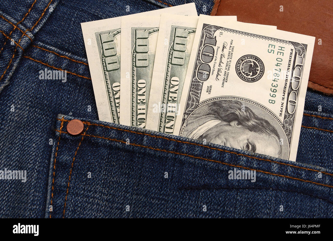 dollar dollars detail closeup jeans trousers jean trousers money pocket ...