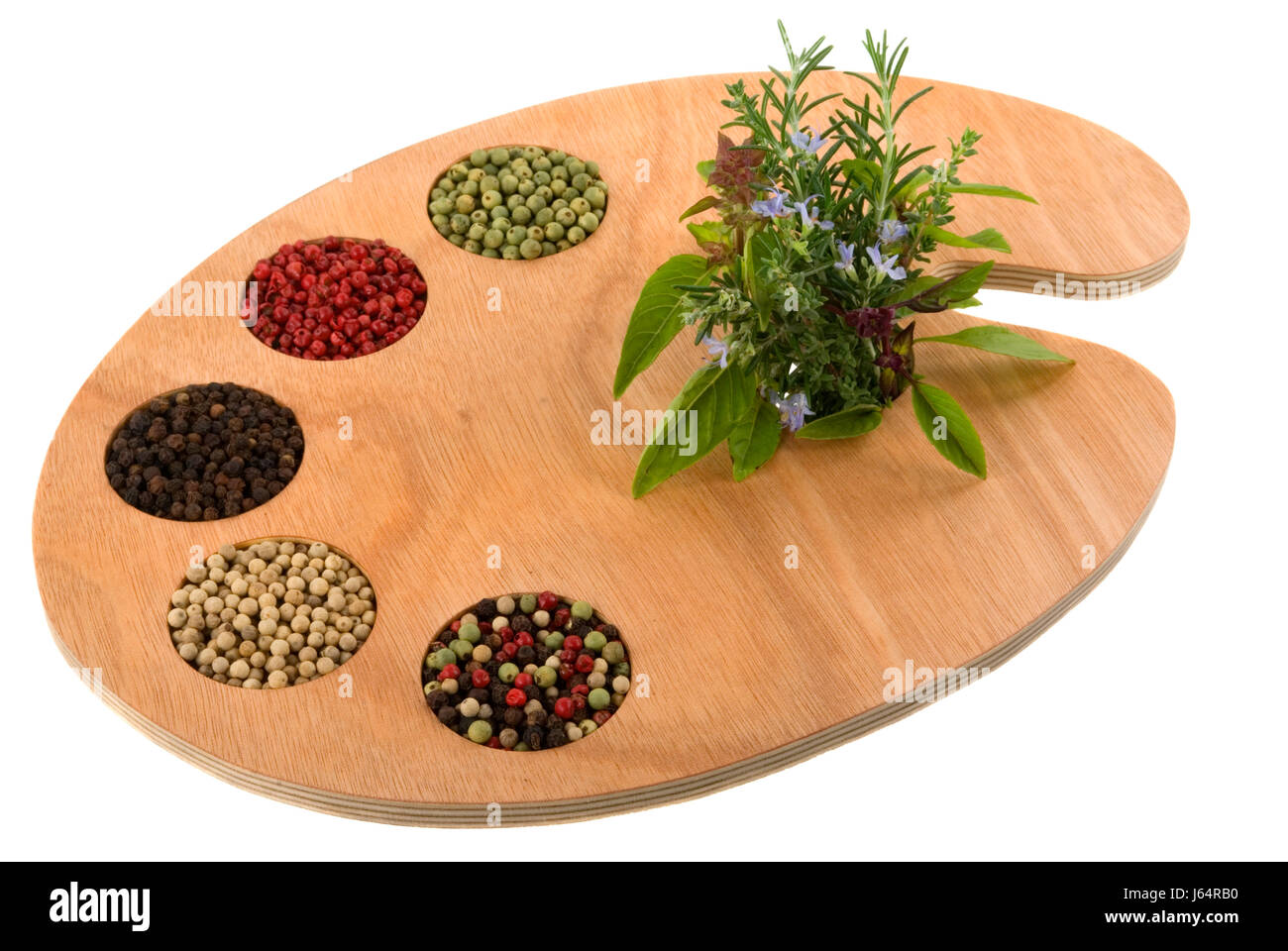 pepper spice art basil herb peppercorn palette pallet food aliment ...