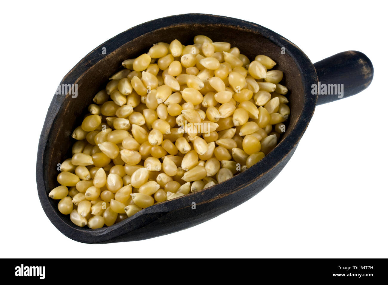 corn scoop food aliment isolated rough grain vintage horizontal corn ...