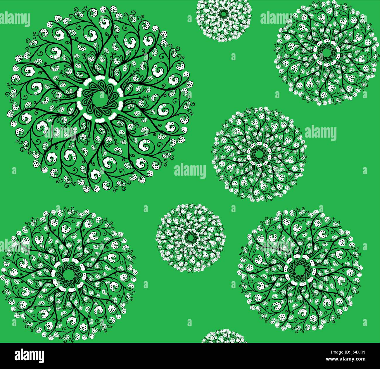 Ornamental round floral background Stock Vector Image & Art - Alamy