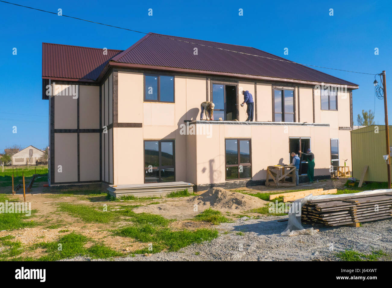 Traditional build house under hi-res stock photography and images - Alamy