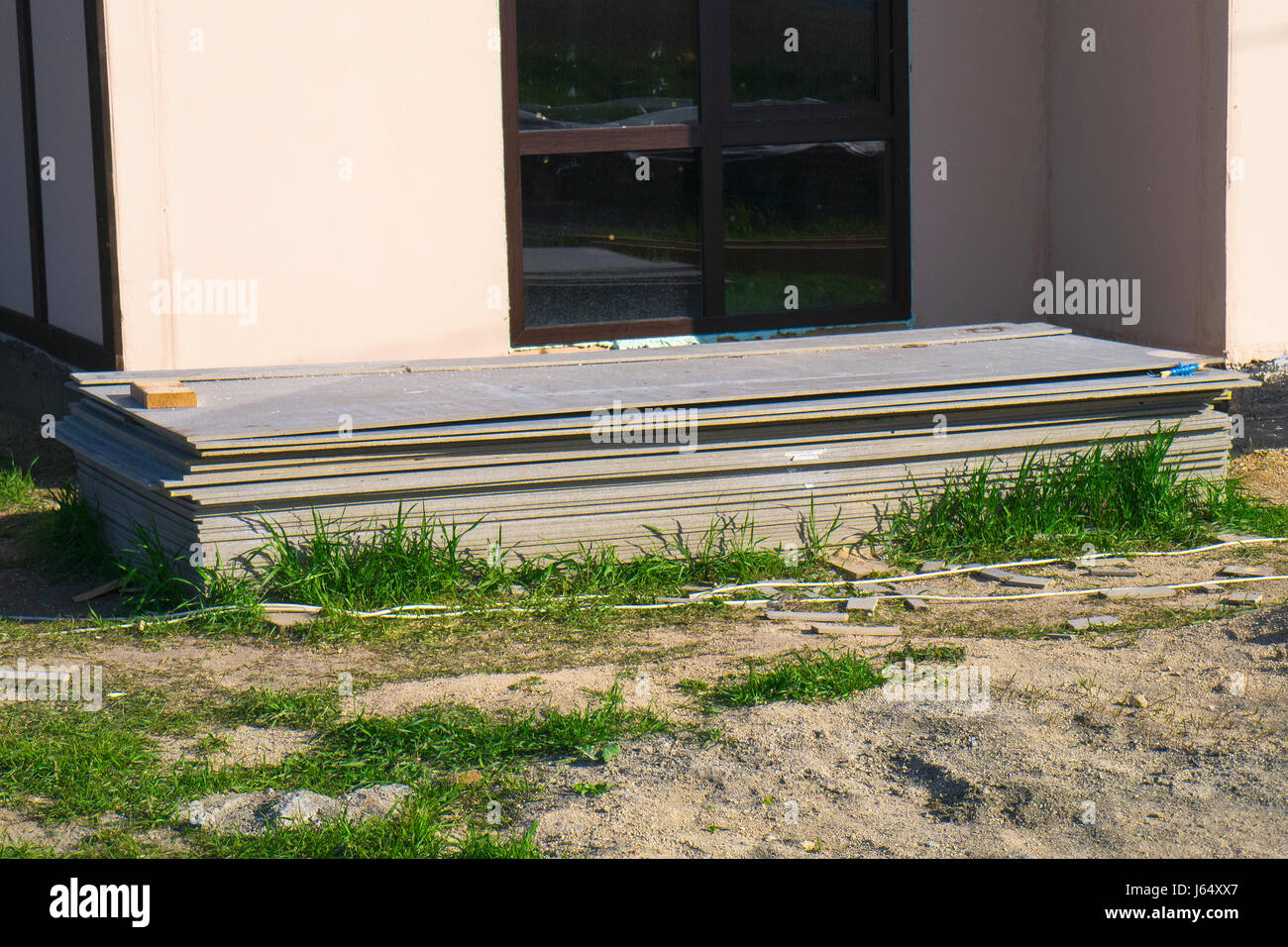 Block of panels for fast construction of the house Stock Photo - Alamy
