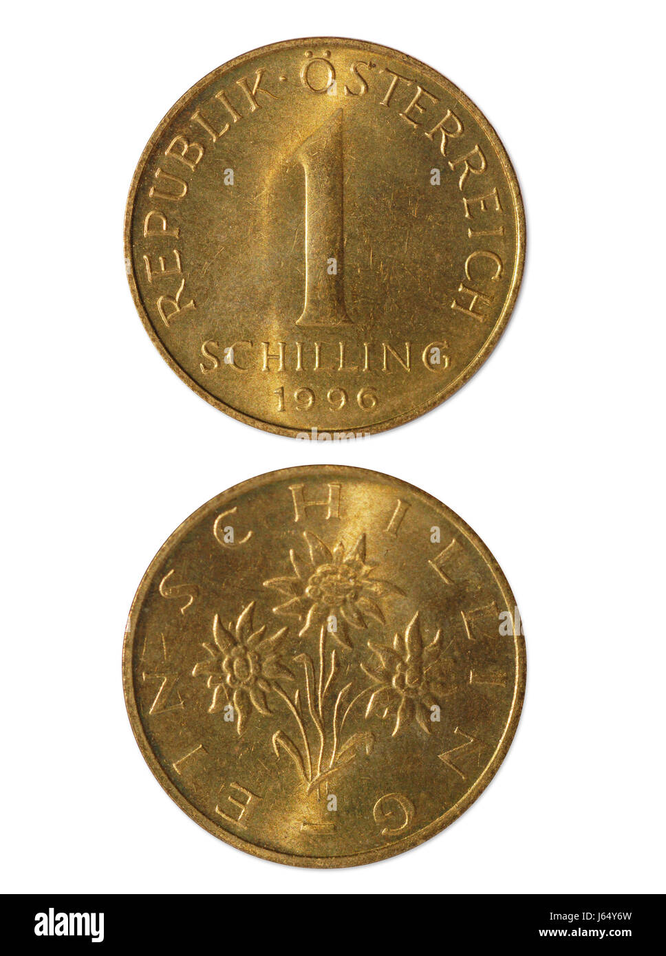 1 shilling coin austria Stock Photo - Alamy