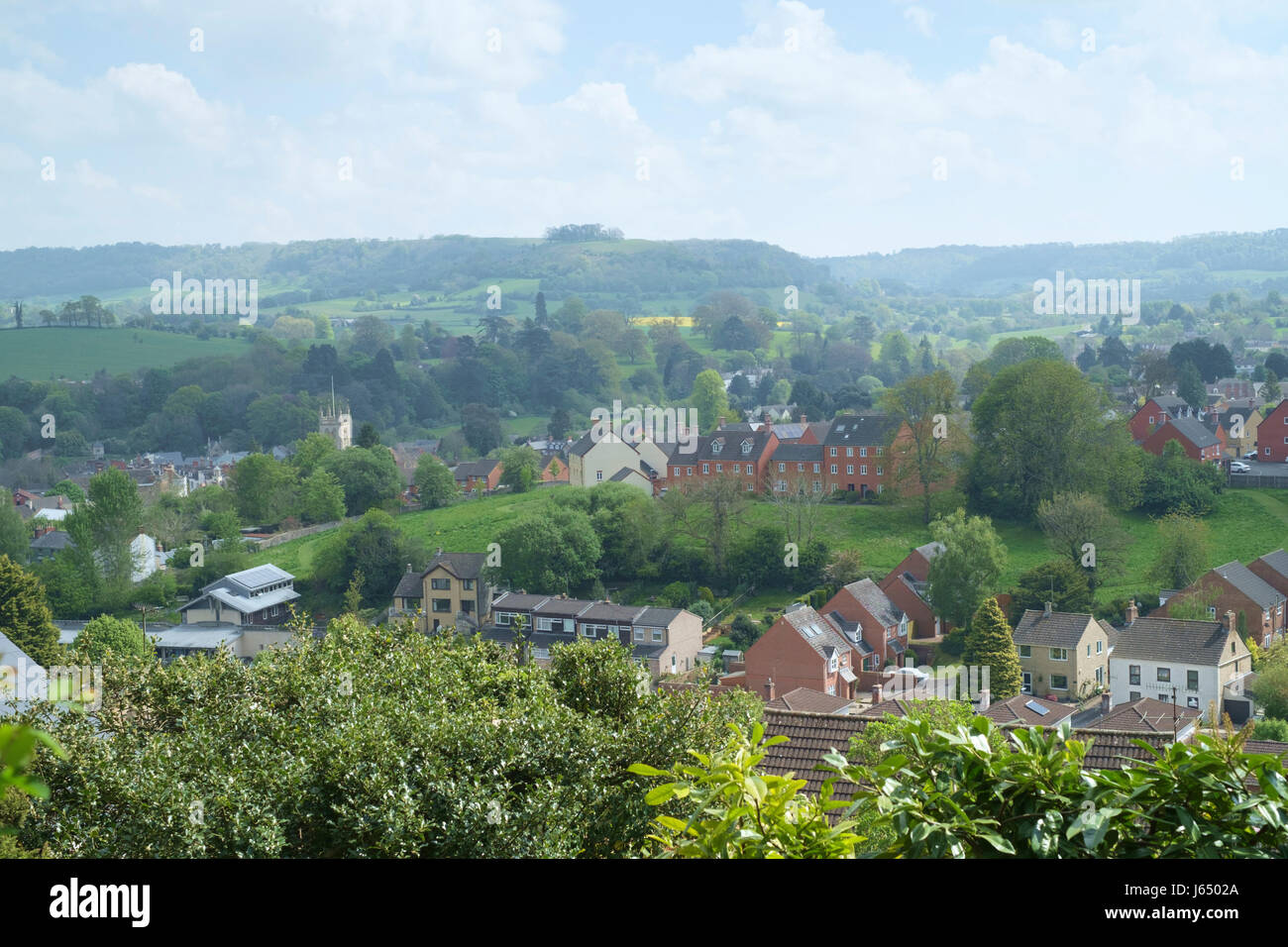 Dursley a small Cotswold town Gloucestershire England UK Stock Photo ...