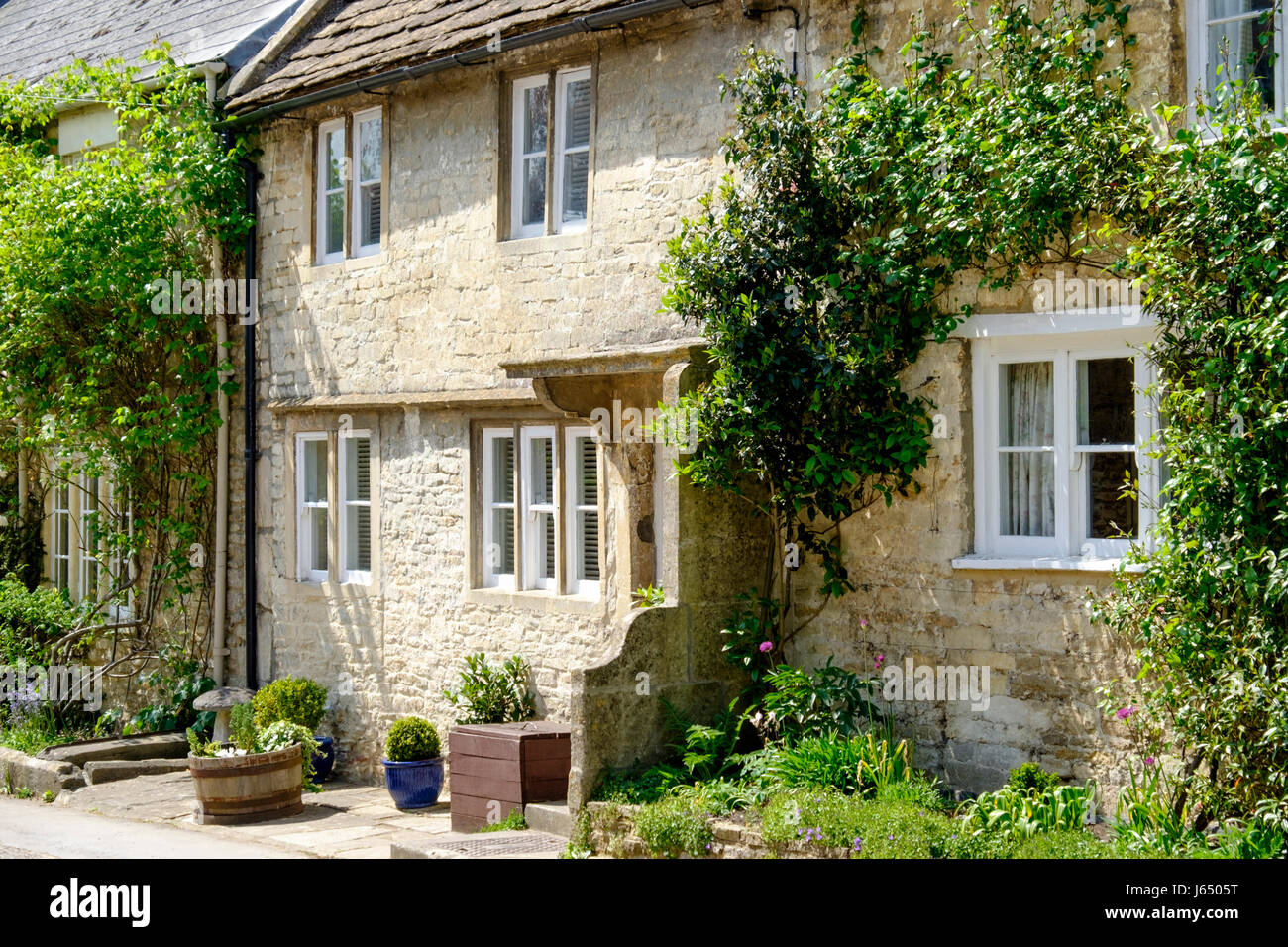 Biddestone village wiltshire england uk english traditional unspoil ...