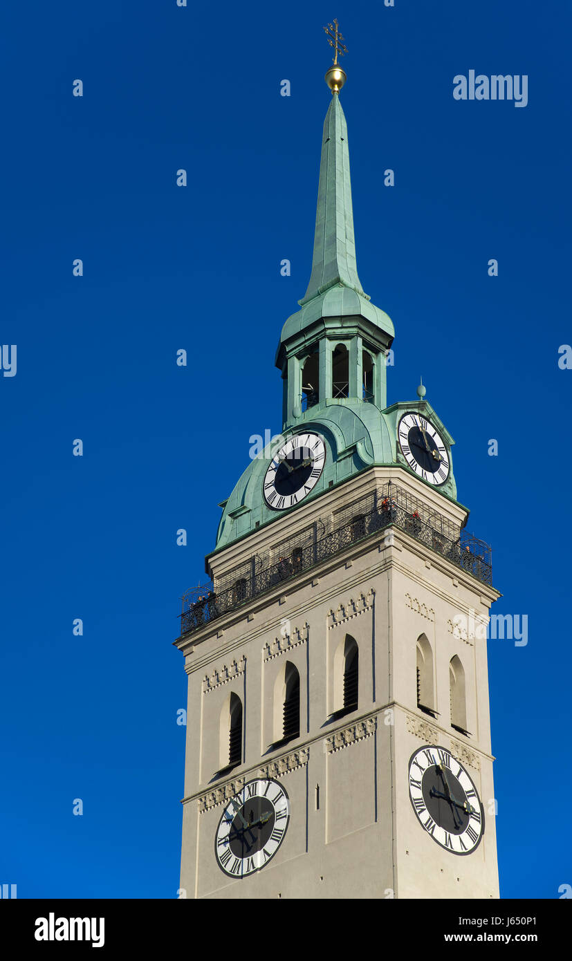 the alte peter munich Stock Photo - Alamy