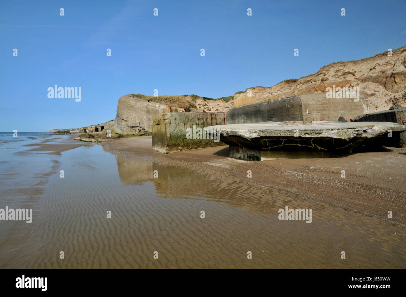 water north sea salt water sea ocean bunker denmark war world war ...