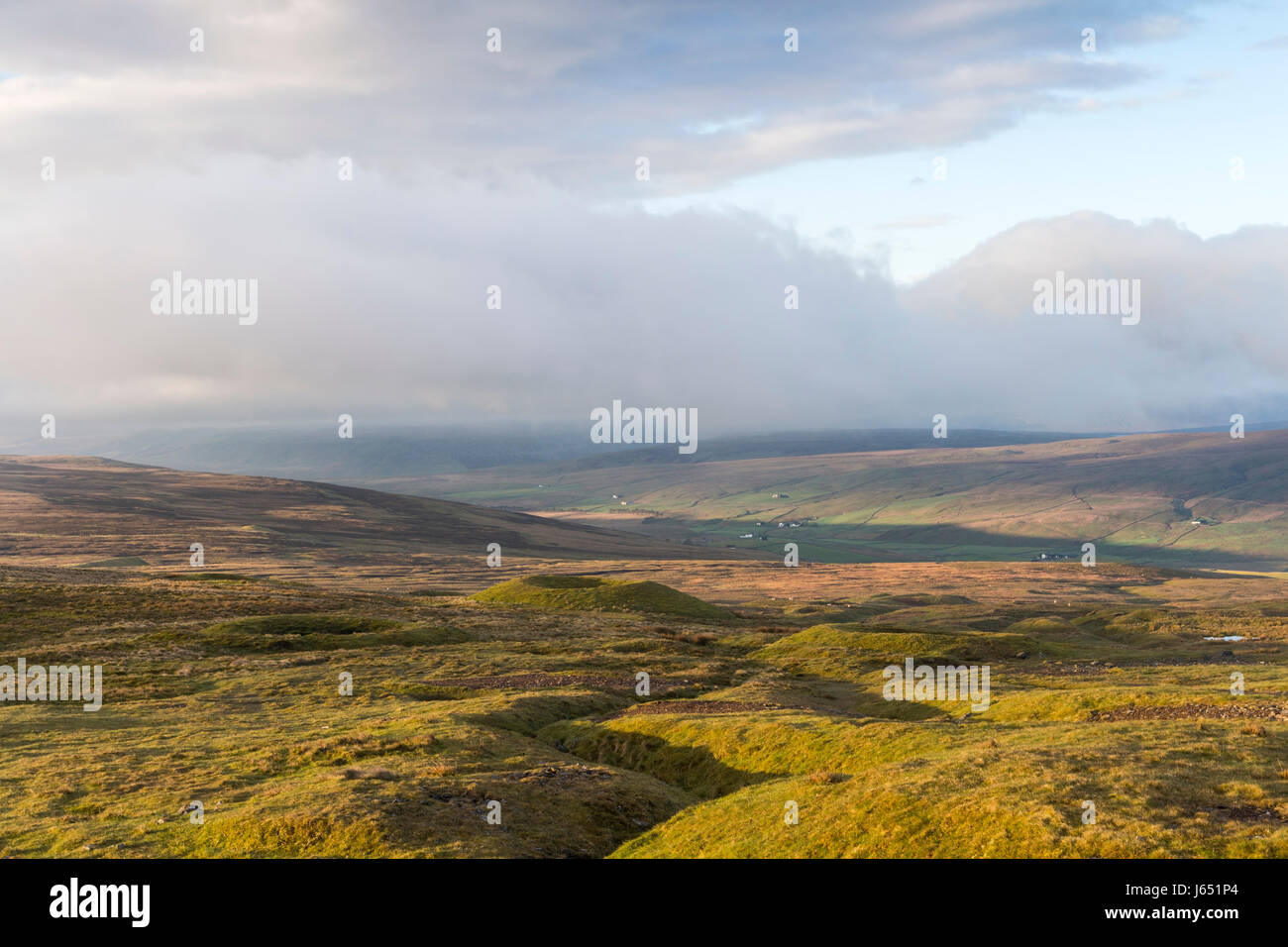 Harwood in Teesdale, Viewed Over the Abandoned Coldberry Mining Area ...