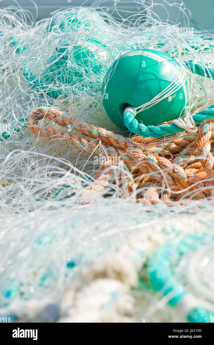 angle fish confusion mess net disorder unorganized fishing net rope ...