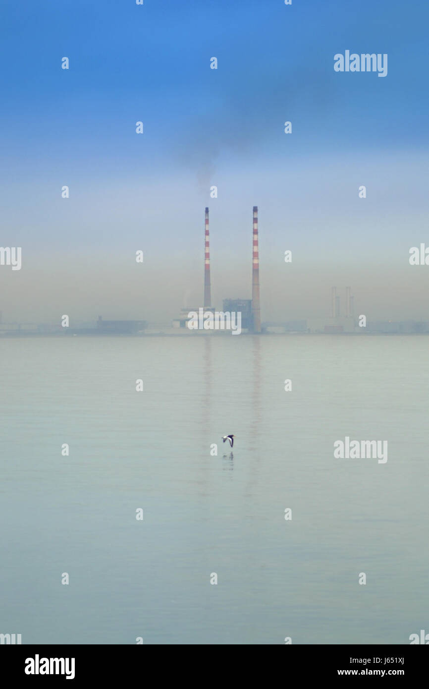 bay pollution track footmark footprint carbon smoke smoking smokes fume ...