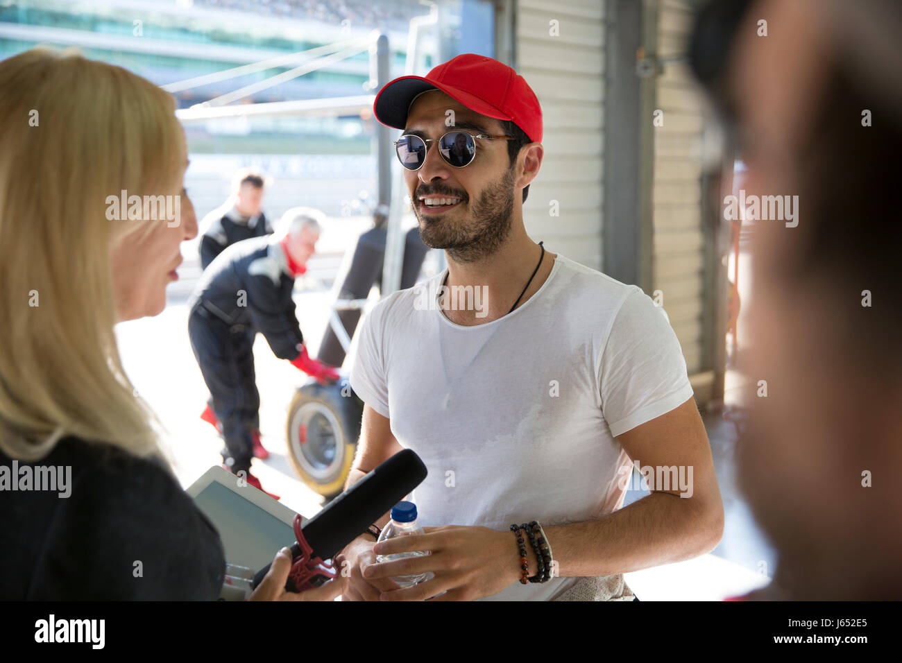 Woman racing driver hi-res stock photography and images - Alamy