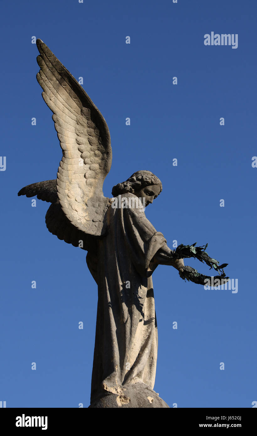 statue angel angels woman blue art work of art stone wing angel angels ...