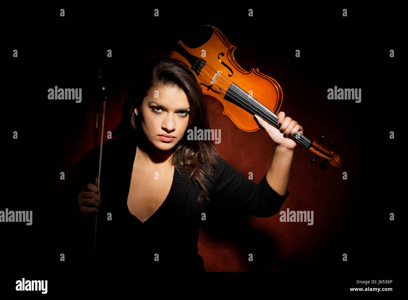woman female musician violin bow fiddle hispanic girl girls woman ...