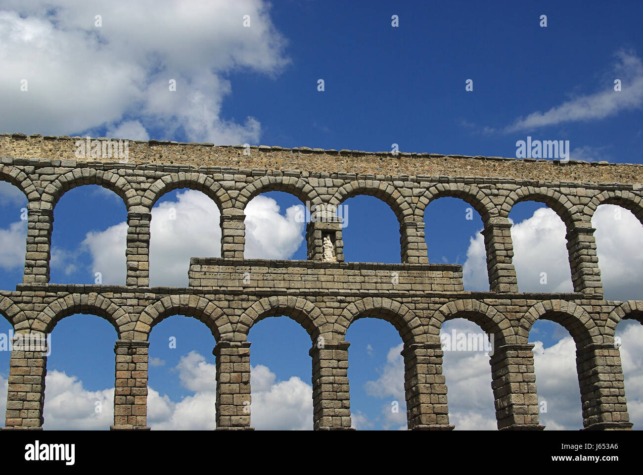 bridge spain Rome roma roman aqueduct conduit blue historical stone ...