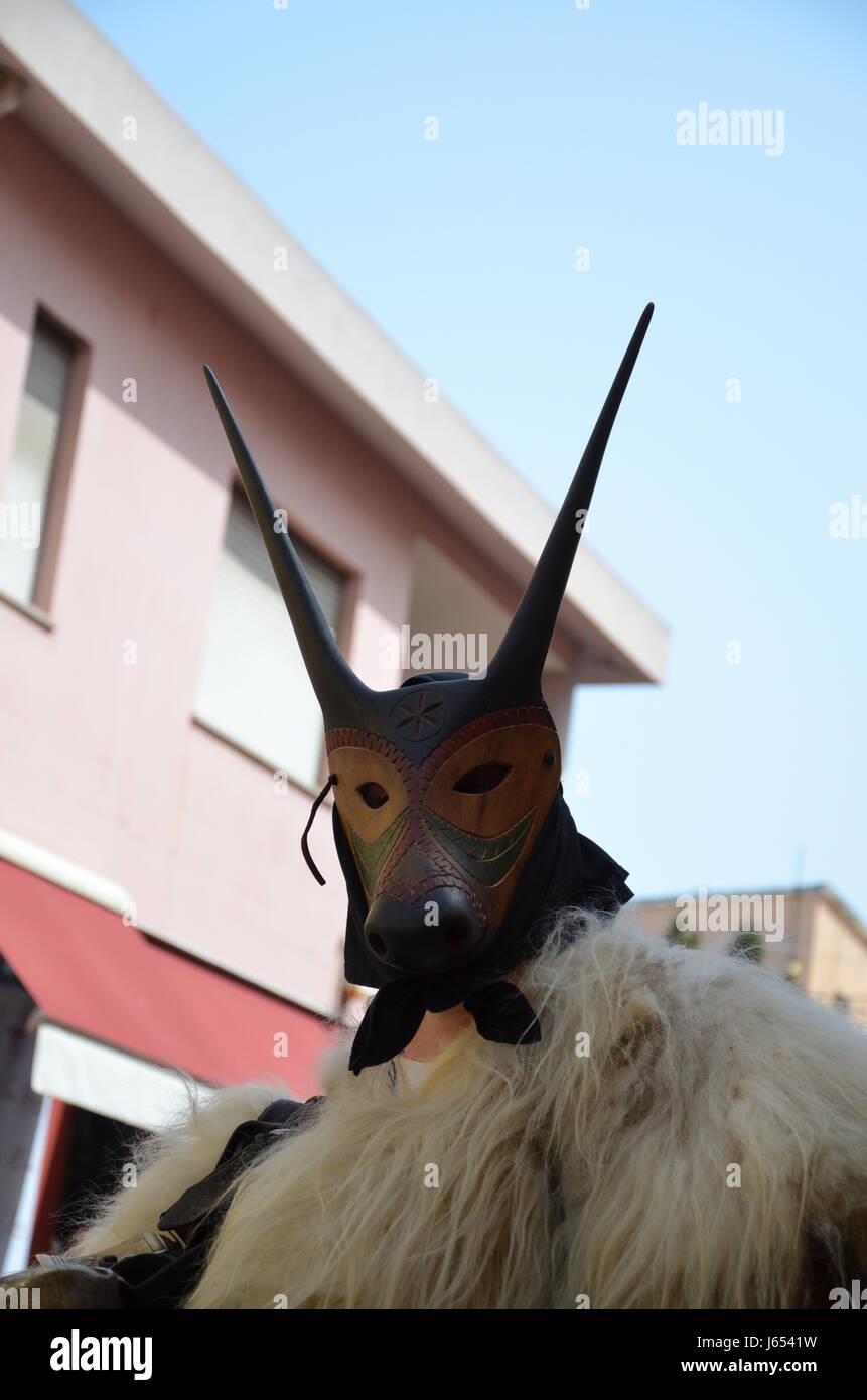 Traditional masks of Sardinia Stock Photo - Alamy