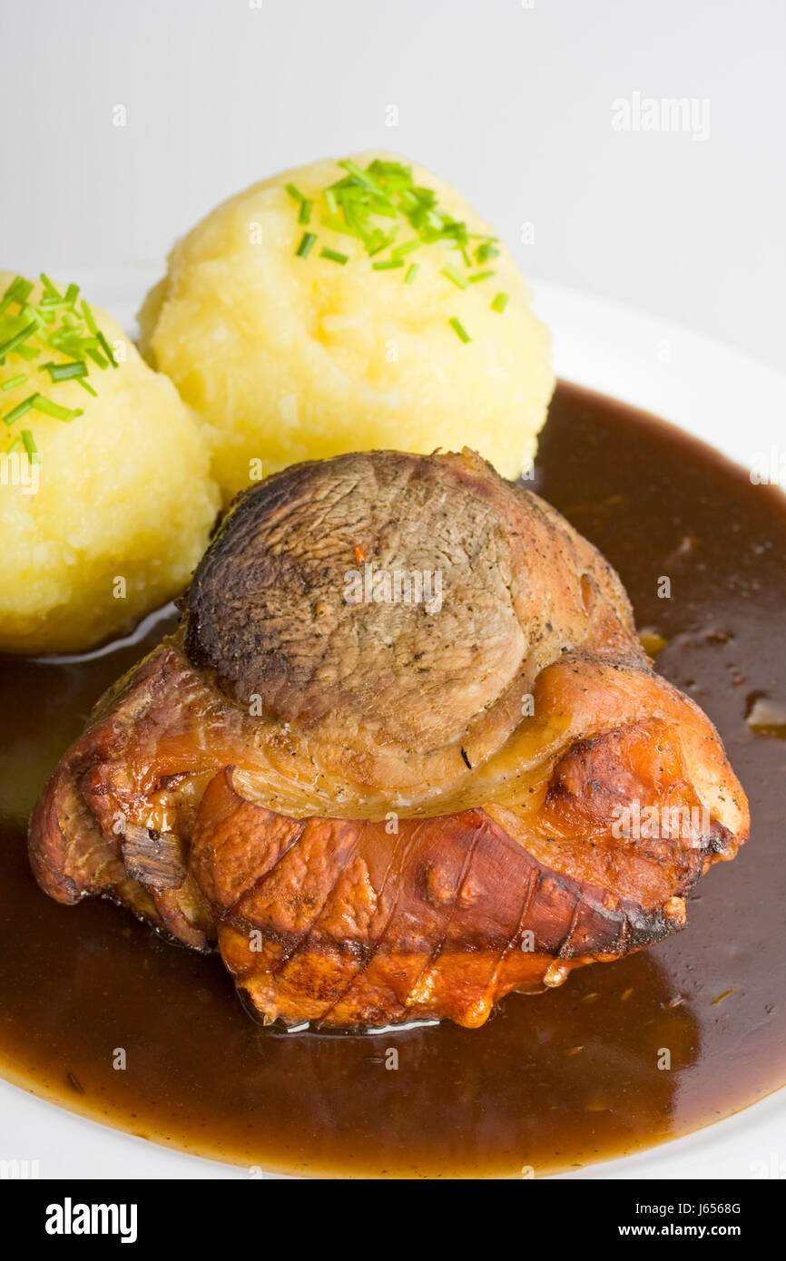 beer sauce dumpling lump roast pork dumplings roast fry pig meat food ...